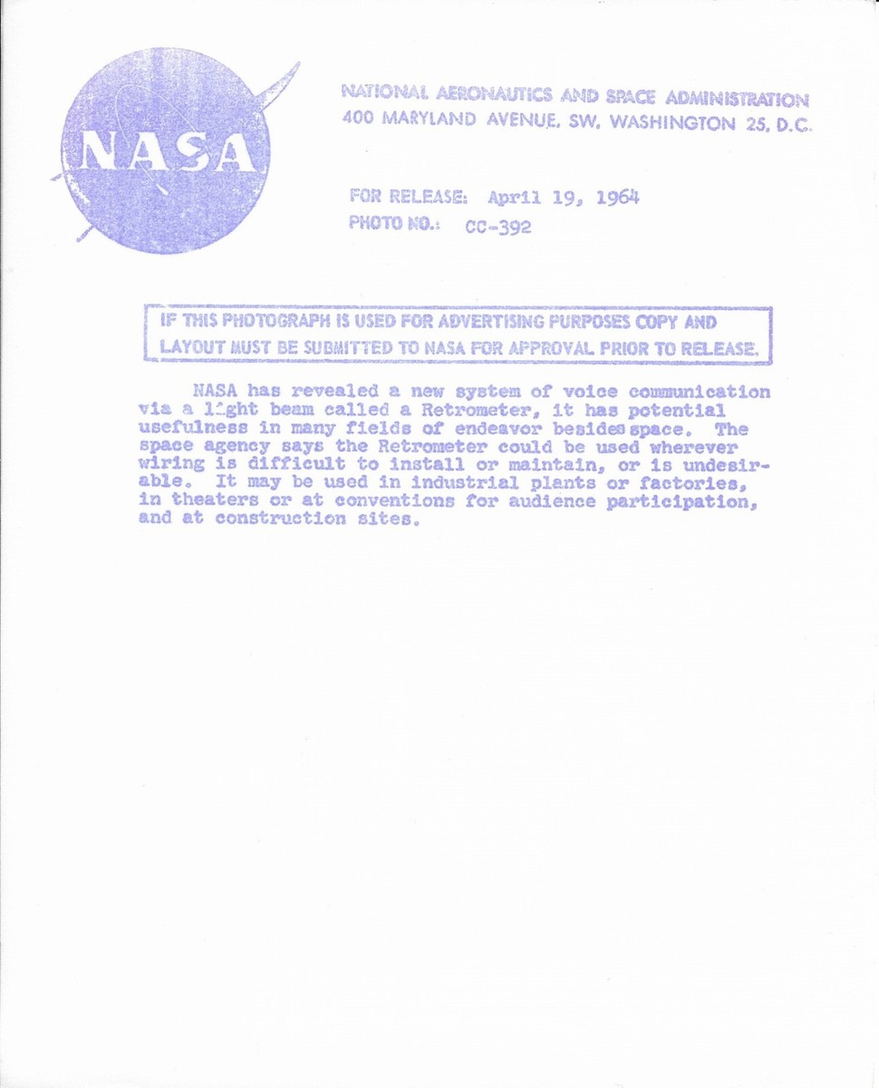 1964 Communication At Nasa