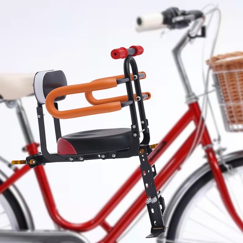 Front-Mounted Child Bicycle Safety Seat Baby Bike Carrier Saddle With ...