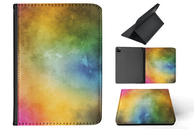 CASE COVER FOR APPLE IPAD|RAINBOW WATERCOLOR 18 | eBay
