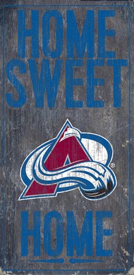 Colorado Avalanche Sign Wood 6x12 Home Sweet Home Design Special Order ...
