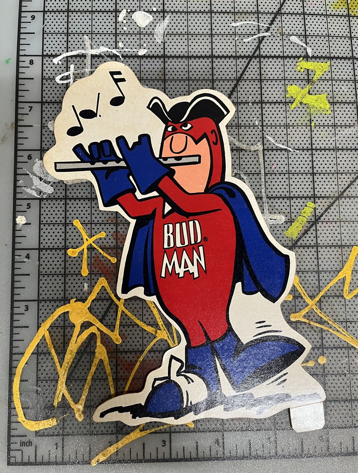 Budweiser Budman Patriotic Sticker NOS | eBay