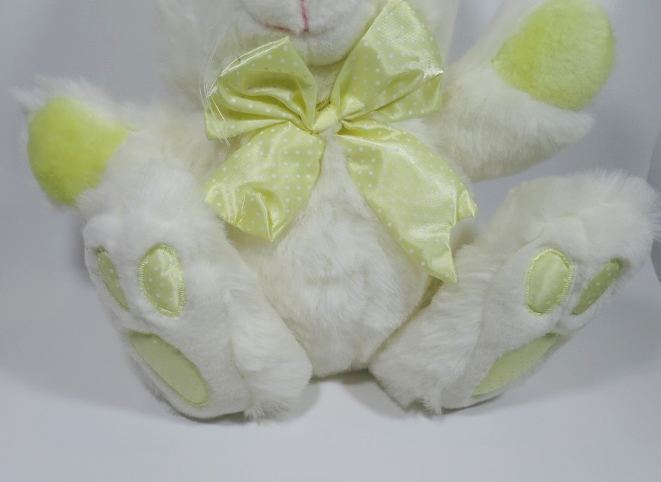 Vtg Cuddle Wit Yellow Plush Bunny Rabbit Stuffed Animal Easter | eBay