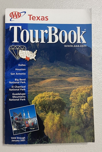 AAA Texas Tour Book 2001 Edition | eBay