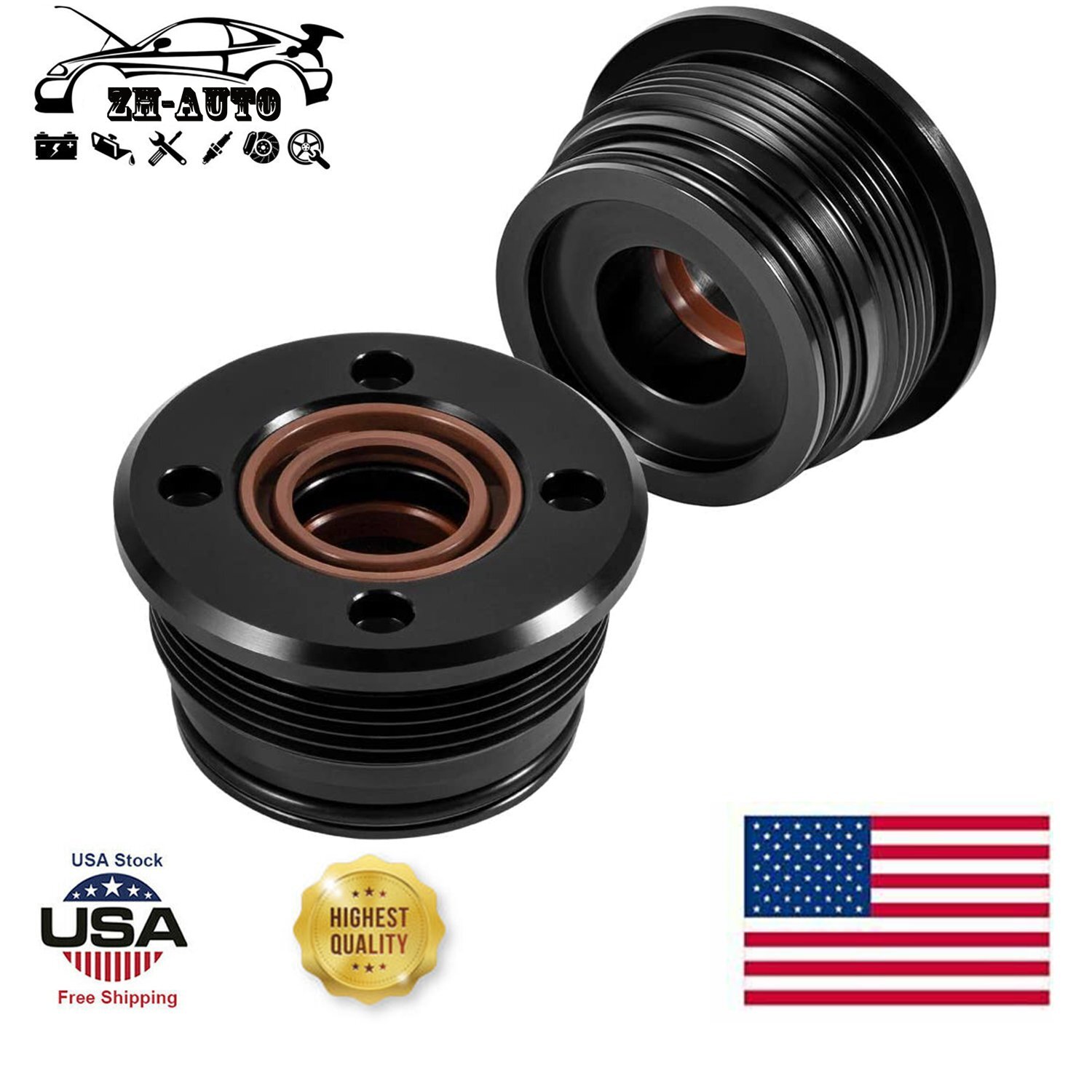 2Pcs Trim Tilt Cylinder RAM End Cap Rebuild/Repair Kit for Volvo Penta ...