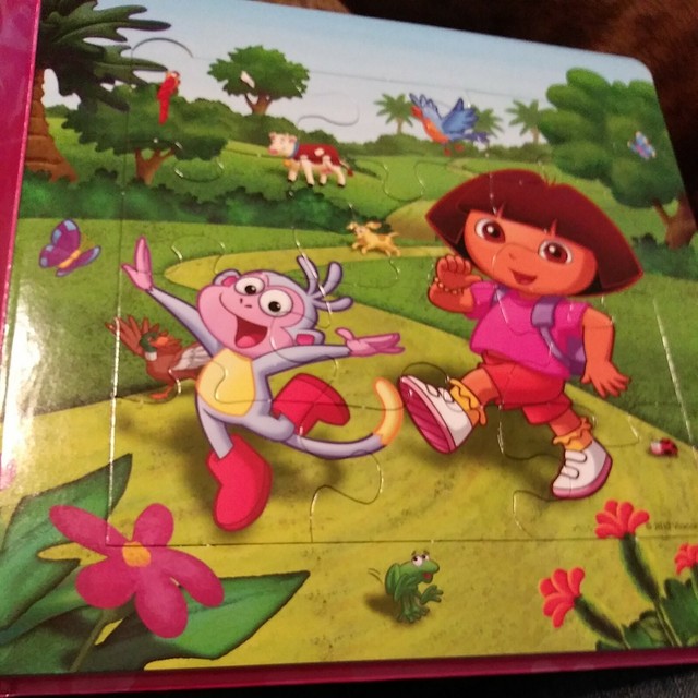 Dora The Explorer My First Puzzle Book Board Book by Phidal Publishing ...