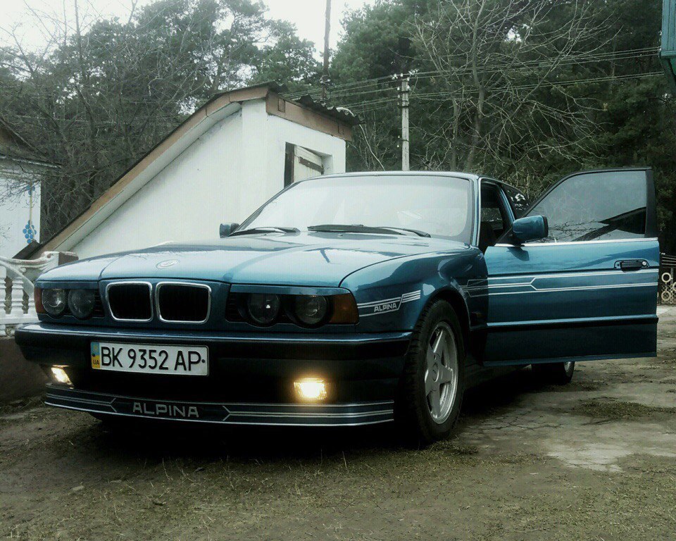 BMW E34 Alpina Style Tuning Front Bumper Apron Full Splitter Lip ...