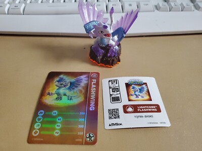 Skylanders Spryo's Adventures Flashwing with Card and sticker 7d3a | eBay