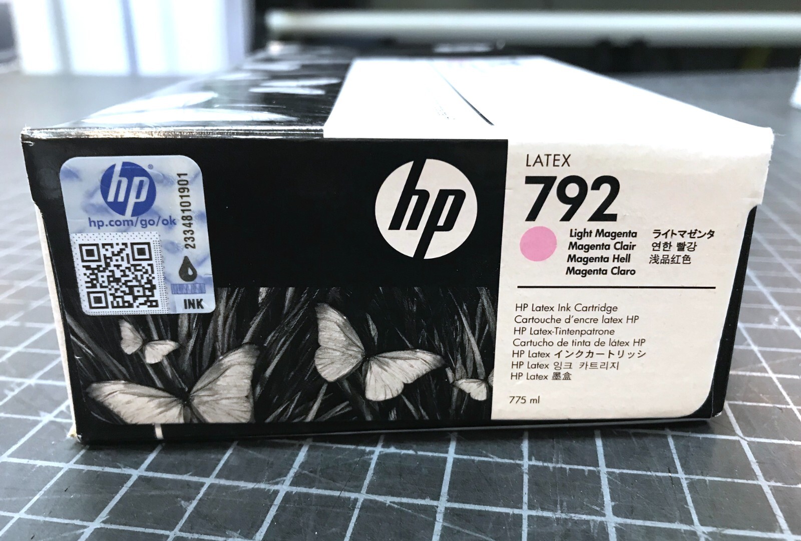 Genuine HP 792 Latex Ink Cartridge 775ml Light Magenta CN710A for sale ...