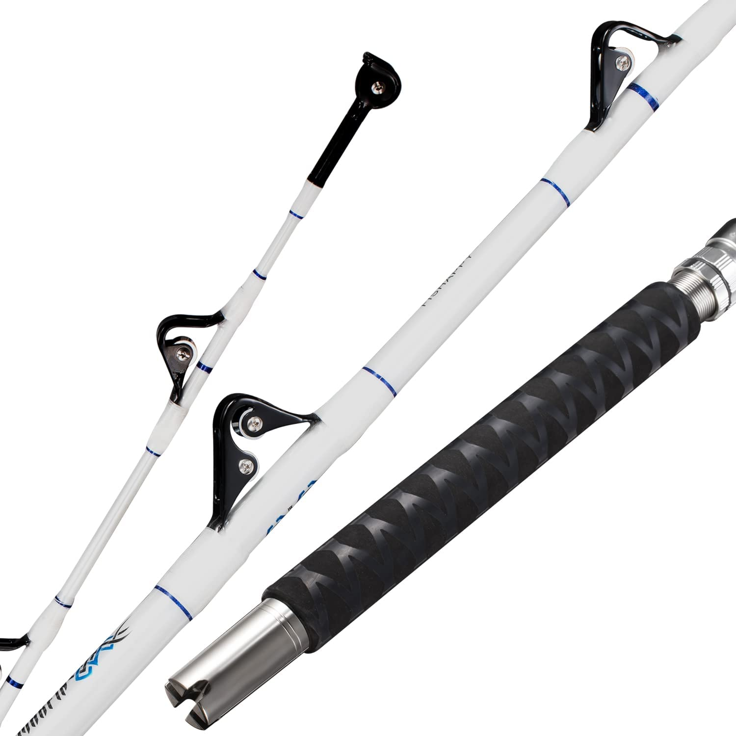 Saltwater Offshore Straight/Bent Butt Heavy Trolling Fishing Rod Big G ...