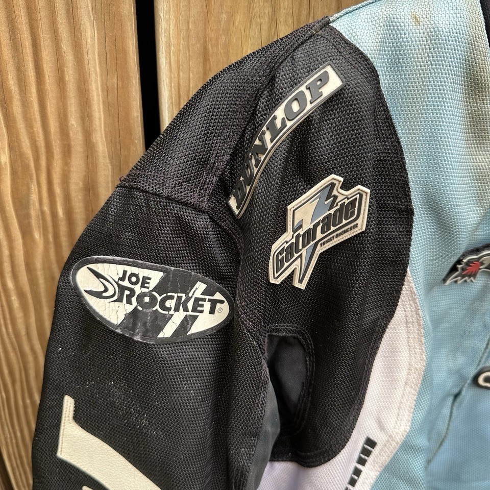 Jordan Motorsports Joe Rocket Racing Sponsors Motorcycle Jacket Adult ...
