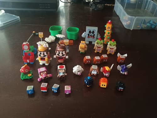 Big Lot Of Lego Super Mario Bros Legos With Interactive Figures Mario ...