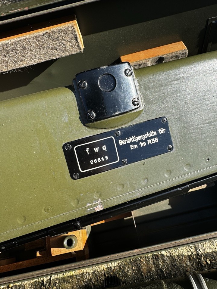 WW2 German Flak EM36 1 Metre Stereoscopic Binocular Rangefinder fwq ...