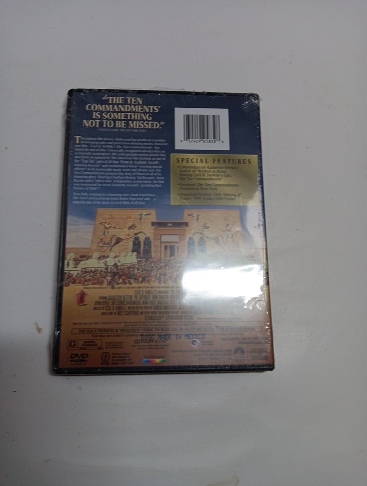 The Ten Commandments - DVD - BRAND NEW SEALED - ED23-410 32429258328 | eBay