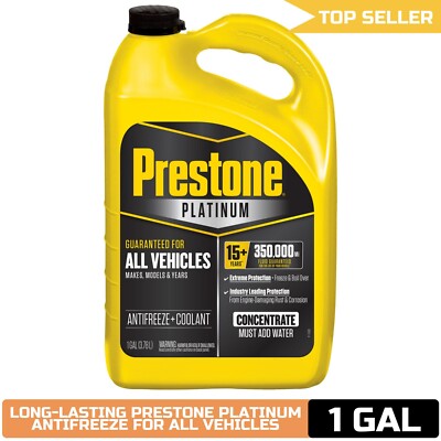 Prestone Platinum Univ Antifreeze+Coolant; 15yr/350k Mi, All Vehicles ...