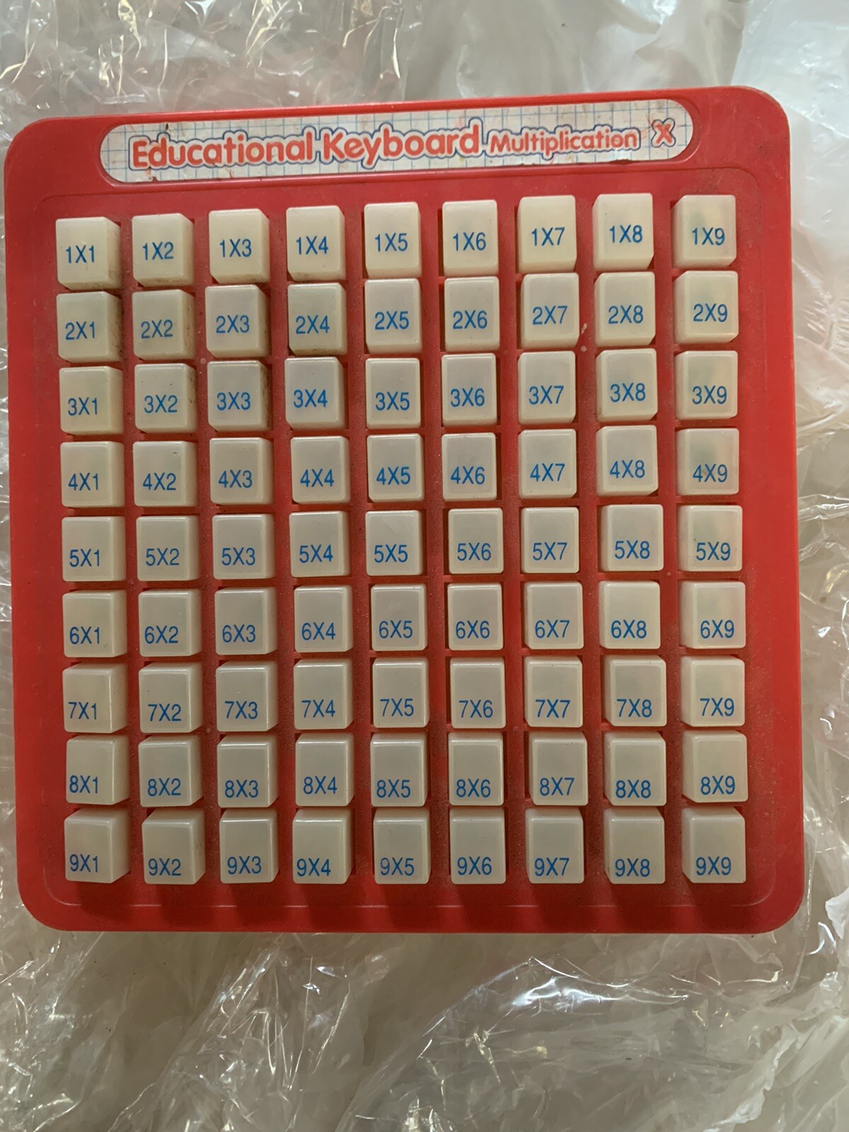 Educational Keyboard Multiplication Press & See Home School Math Table ...