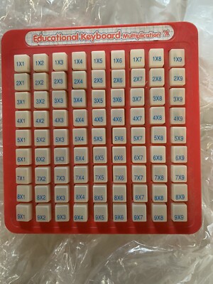Educational Keyboard Multiplication Press & See Home School Math Table ...