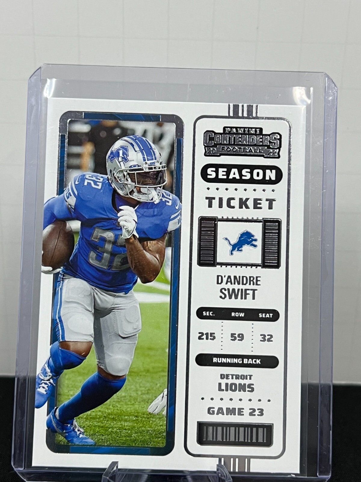 2022 Panini Contenders Optic Season Ticket D'Andre Swift #20 NFL Detroit Lions | eBay