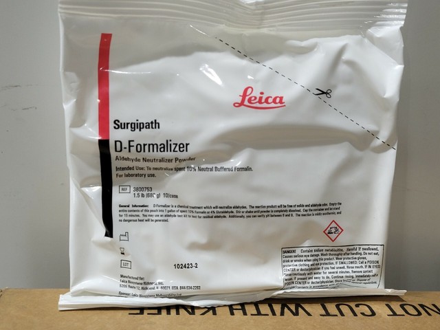 *BOX of 10* Leica Surgipath D-Formalizer Aldehyde Neutralizer Powder ...