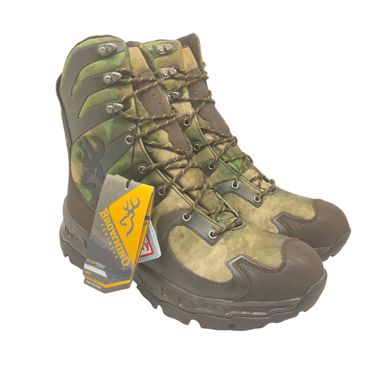 Browning Men's 8" Buck Shadow Hunting Boots Camo/Brown Size 9M | eBay