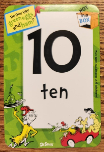 Dr. Seuss Counting Number 10 Ten Card Junk Smash Journal Scrapbook ...