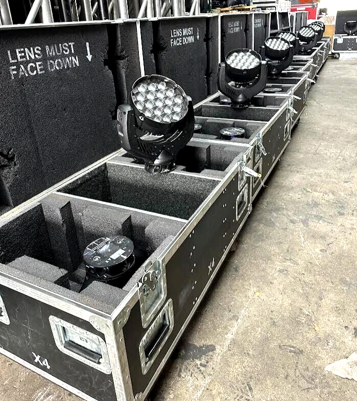 GLP Impression X4 LED Moving Head Lights With Case (LOT OF 4 ...