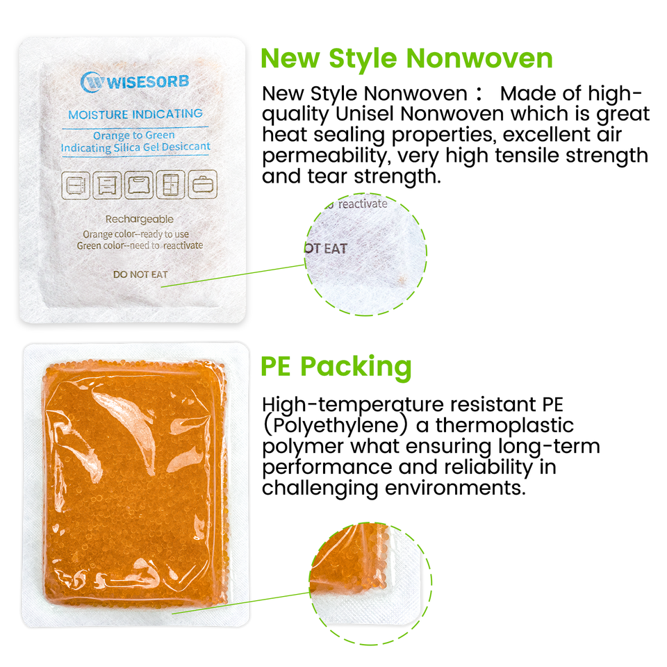 100g Rechargeable Desiccant Packs, Indicating Silica Gel, Gun Safe ...