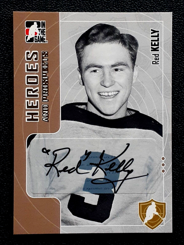 2005-06 In the Game Heroes and Prospects - Autographs #A-RK Red Kelly ...