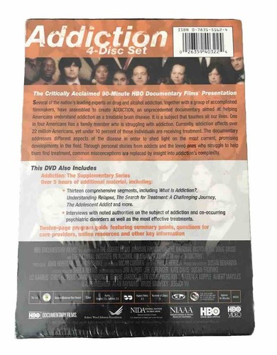 Addiction DVD 4 DVD Set NEW Sealed HBO Documentary Films 26359403224| eBay