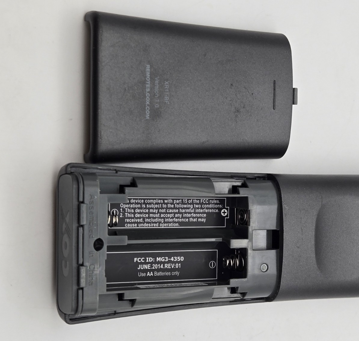 Cox Contour Voice Activated Remote Control Version 1.0 XR11-RF | eBay