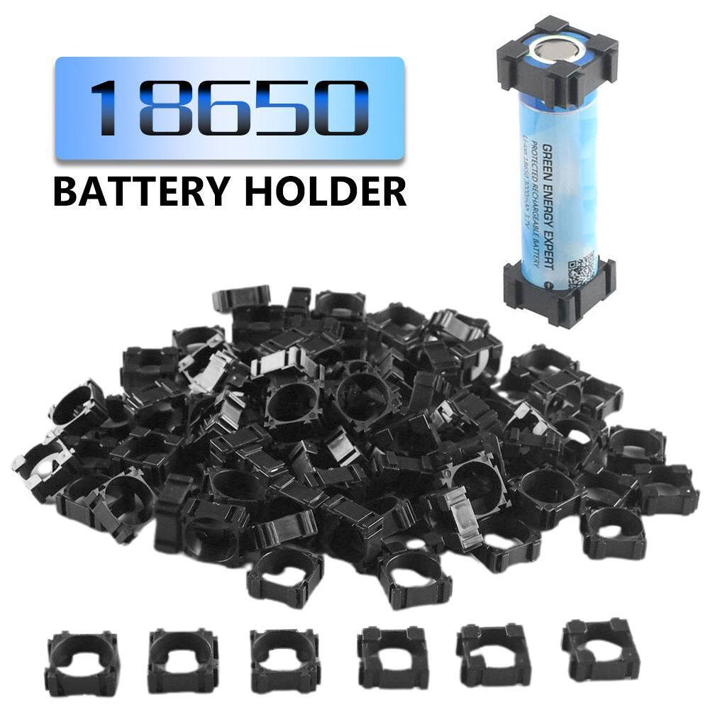 100 pcs Battery Spacer Radiating Shelsl Pack Fixture Bracket Plastic ...