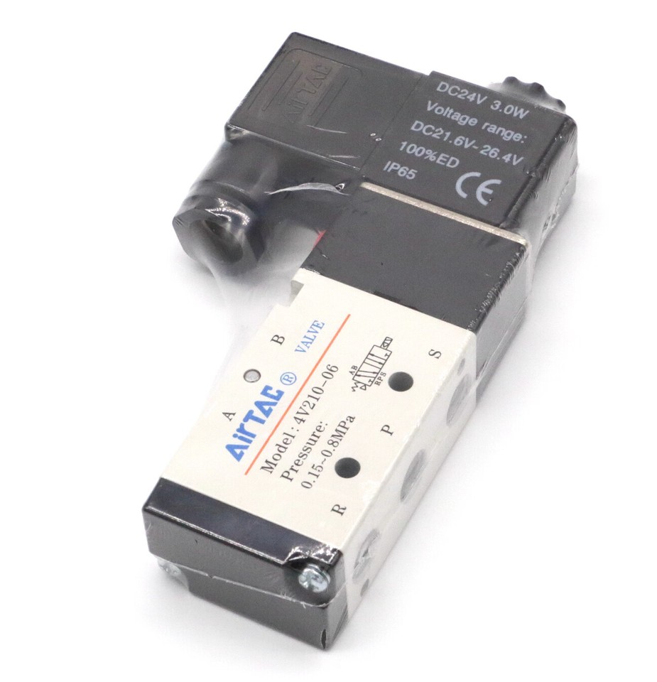 AIRTAC Solenoid Valve Air Valve 4V210-06 DC 12V 24V AC 110V 220V | eBay