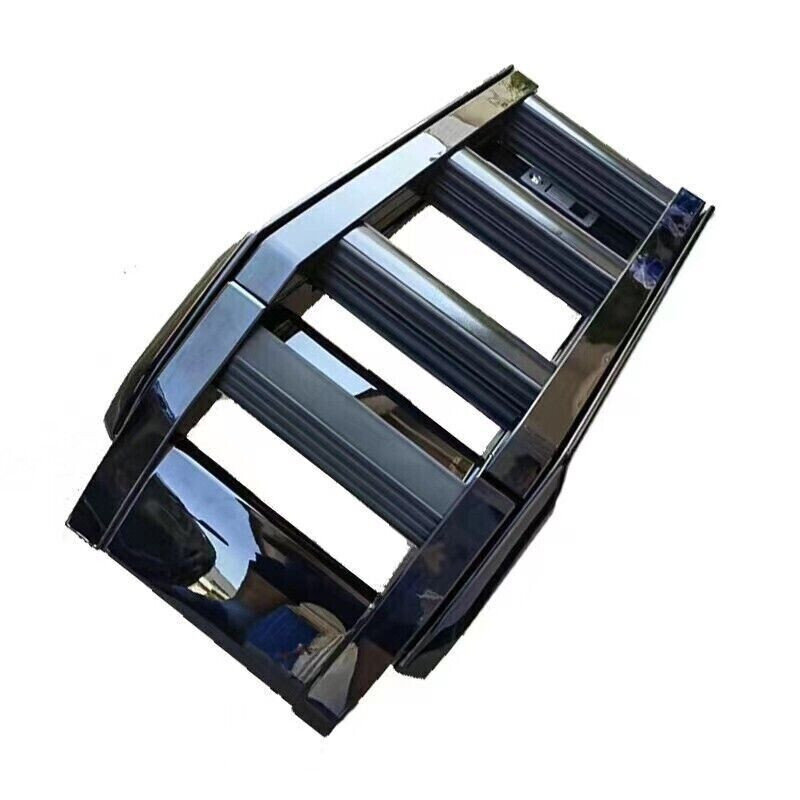 Glossy Black Foldable Side Window Step Ladder for Defender 110 90 130 ...