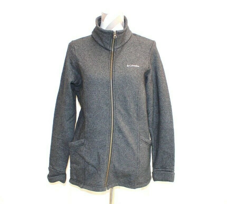 Women's Gray Columbia Full Zip Softshell Jacket Women's Size Medium EUC ...
