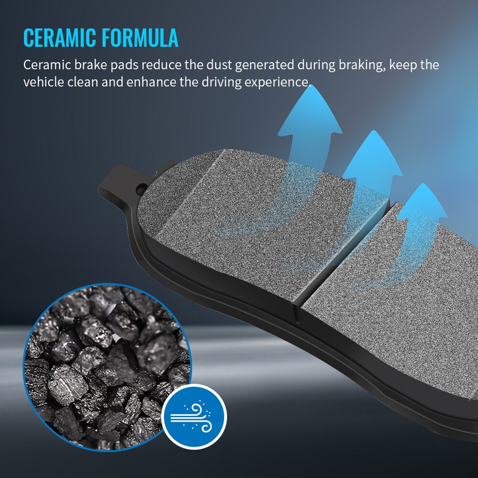 Front & Rear Brake Rotors + Ceramic Pads For Lexus CT200h Toyota Prius ...