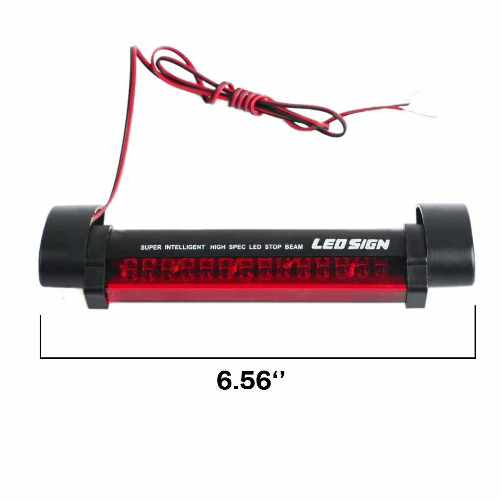Universal 14-LED 3rd Brake Light Car Rear Window High Mount Red Stop ...