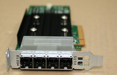 DELL HBA355E External Quad/4 Port 12Gb SAS Host Bus Adapter PCIe HH ...