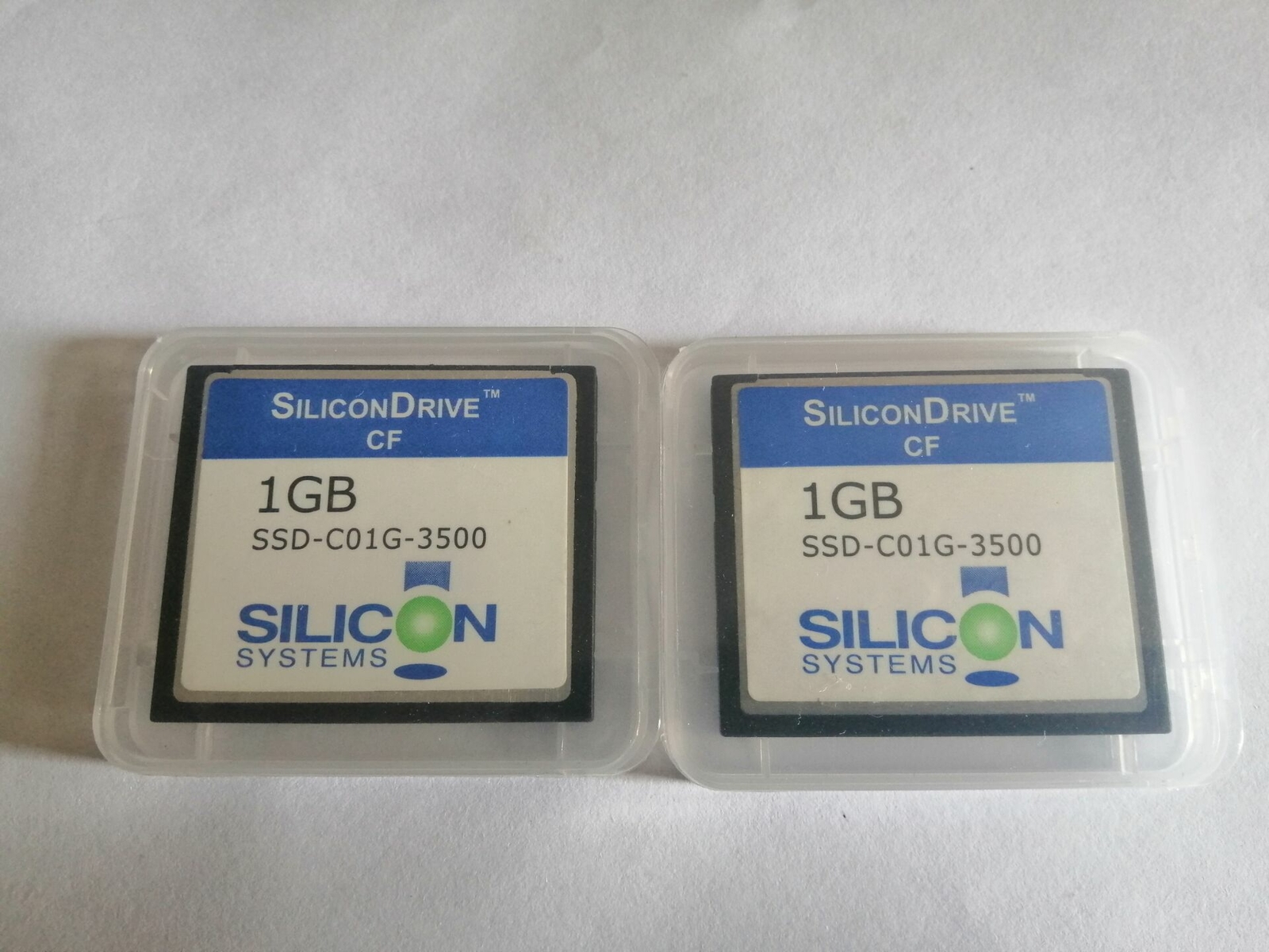 2PCS SiliconDrive 1GB CF SSD-C01G-3500 SILICON | eBay