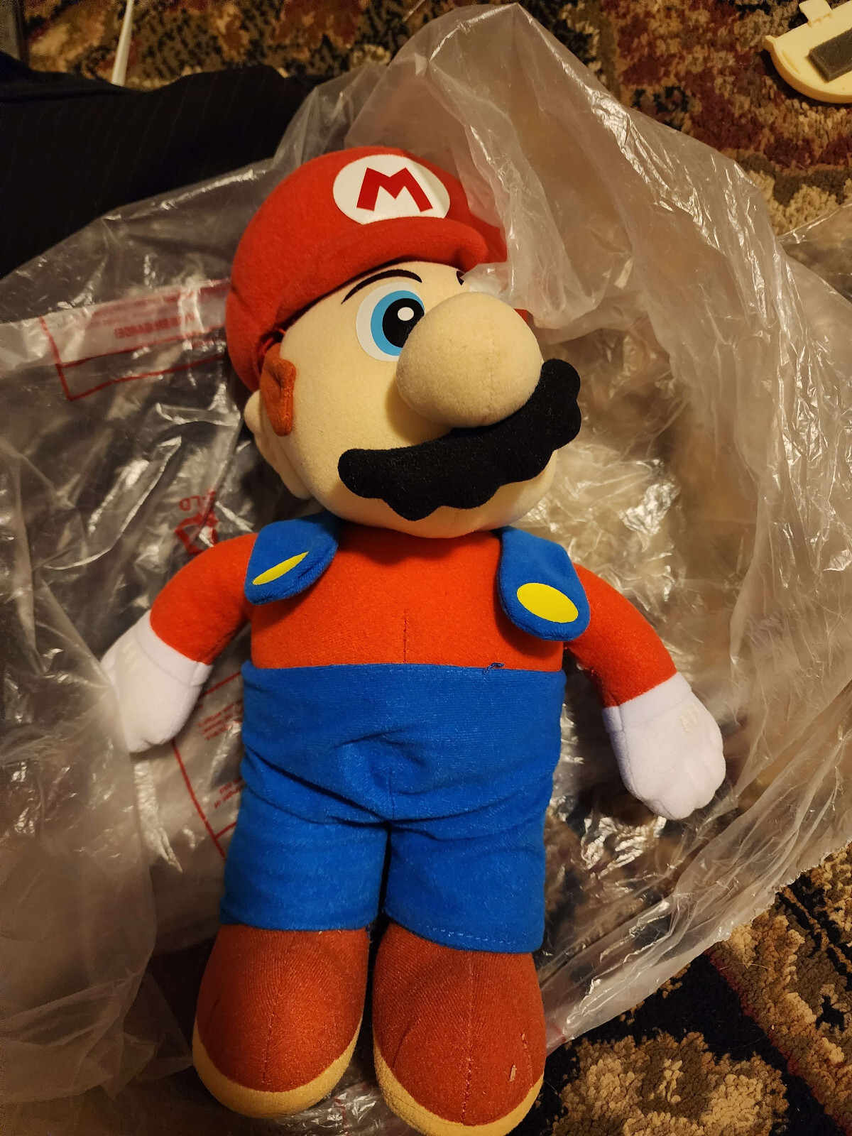 2003 Kellytoy 12” Nintendo Super Mario Plush Toy Figure Vintage with ...