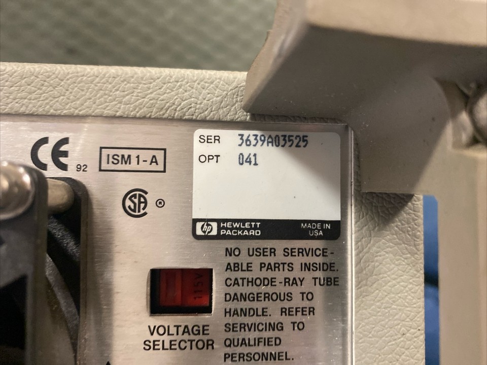 Hewlett Packard HP 8594E Spectrum Analyzer 9 kHz-2.9 GHz | eBay