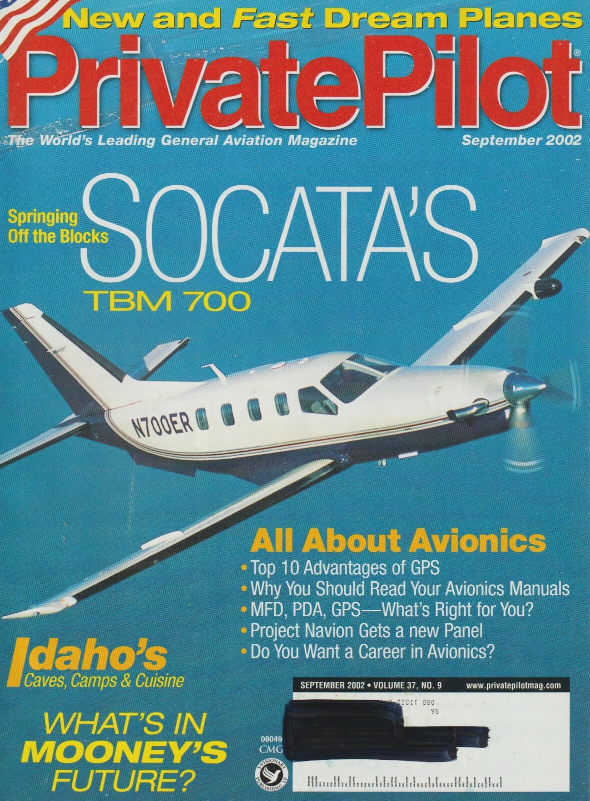 Private Pilot (Sep 2002) Socata TBM 700, GPS v. LORAN, New Navion Panel ...
