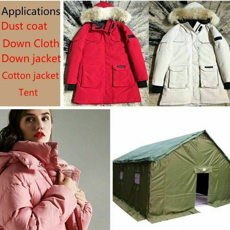 70D Corrugated Nylon Fabric Waterproof Down Jacket Apparel Material By ...