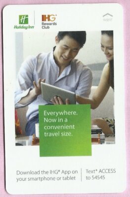 Holiday Inn IHG Rewards Club App Hotel Room Key Card | eBay