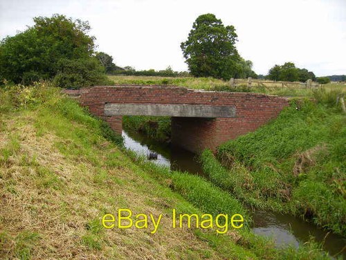 Photo 6x4 River Foss bridge on track near Brownmoor Farm West Lilling ...