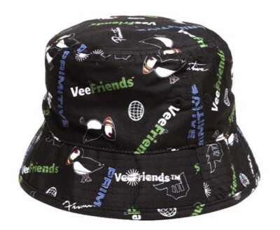 VeeFriends x Primitive Collab Productive Puffin Bucket Hat Black Gary ...
