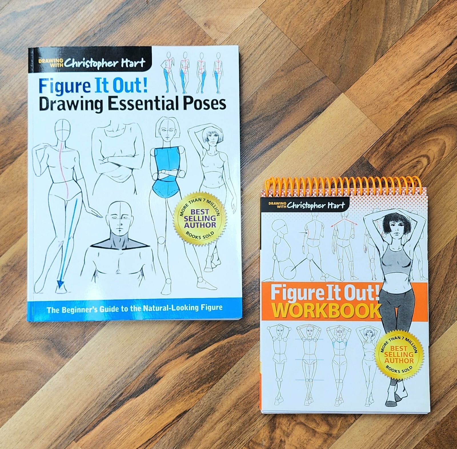 Christopher Hart Figure It Out Drawing Essential Poses & Workbook, set ...
