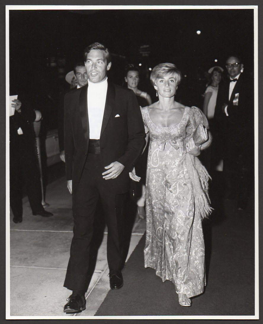 actor JAMES FRANCISCUS & WIFE Vintage Orig Photo CANDID at 1968 film ...