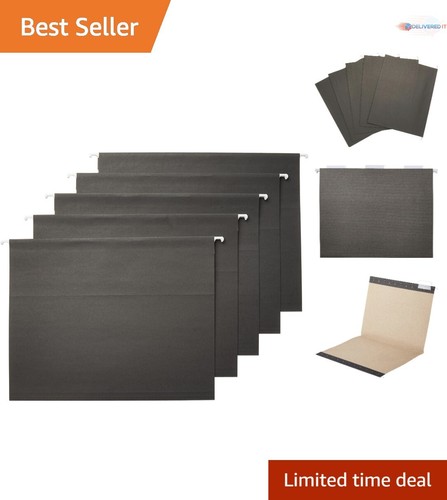 Durable Hanging File Folders - Tabs, Rod Tips - Custom Labeling - Size ...