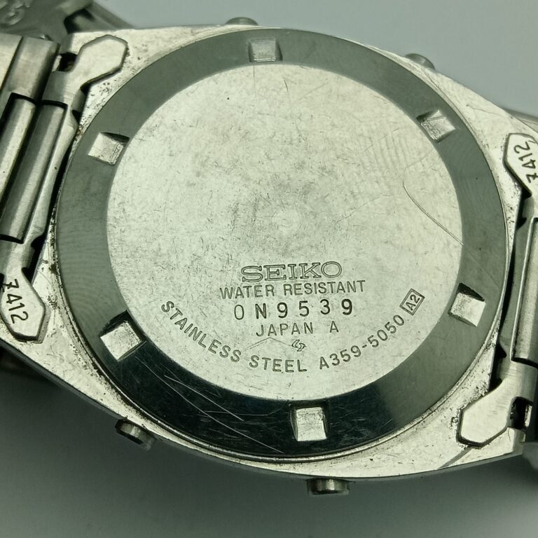 Seiko A359-5050 Quartz Alarm Chronograph Digital Vintage Men’s Watch | eBay