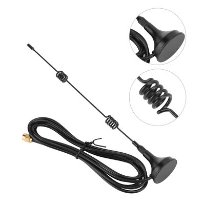 2.4G Suction Cup Antenna With Base SMA Interface High Gain WiFi Antenna ...