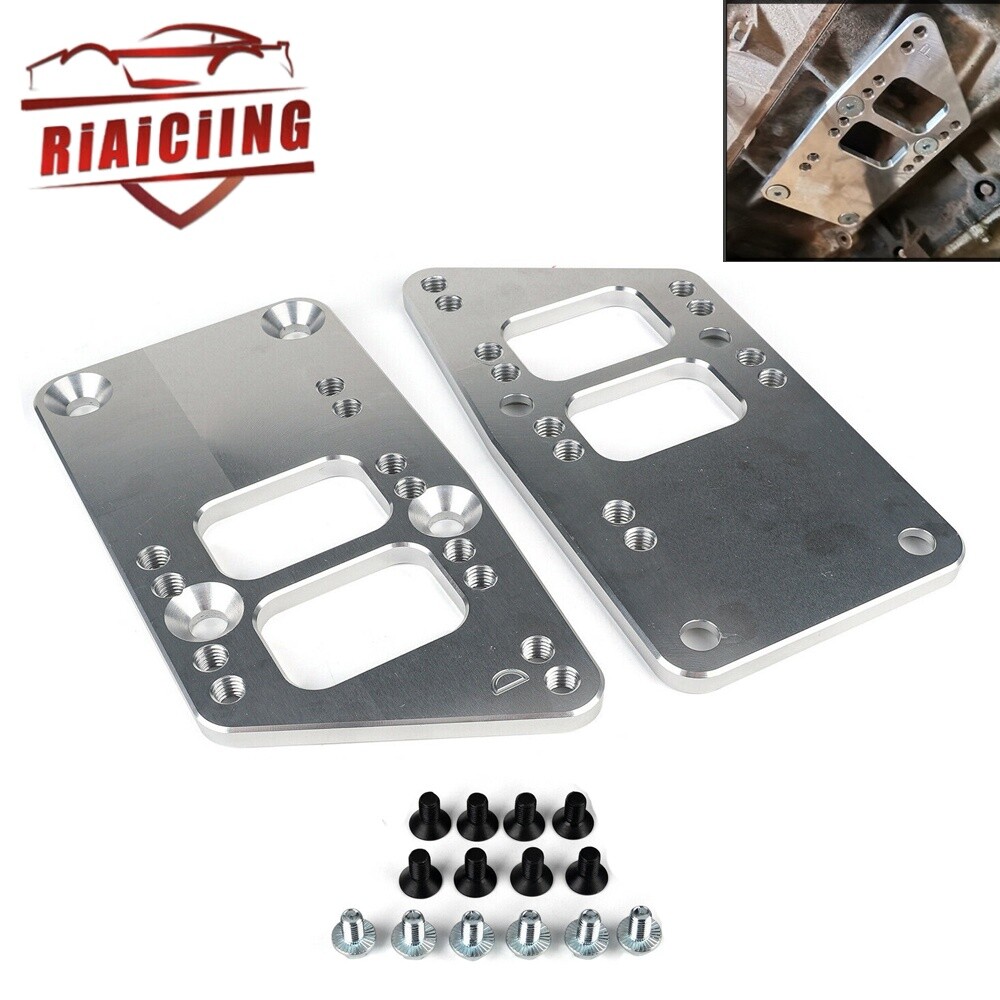 for LS Swap LS1 LS2 LS3 Engine Mounts Motor Billet Mount Adapter Plates ...